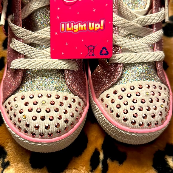 Skechers | Shoes | Skechers Twinkle Toes I Light Up Size 2 Blackpink ...